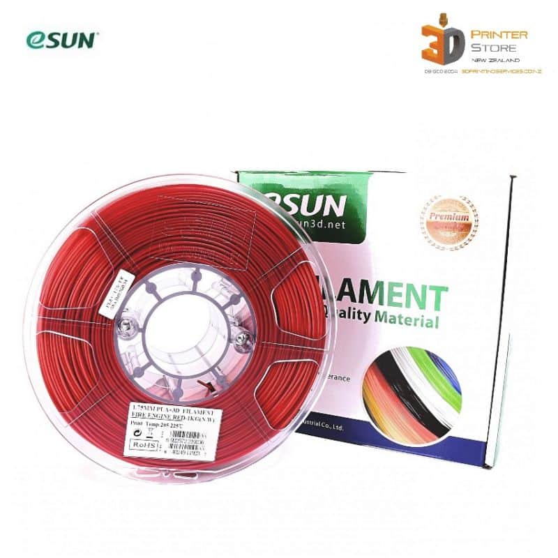PLA+ 1.75mm 1Kg eSun Fire Engine Red (Deep Dark Tomato Red) | 3D ...